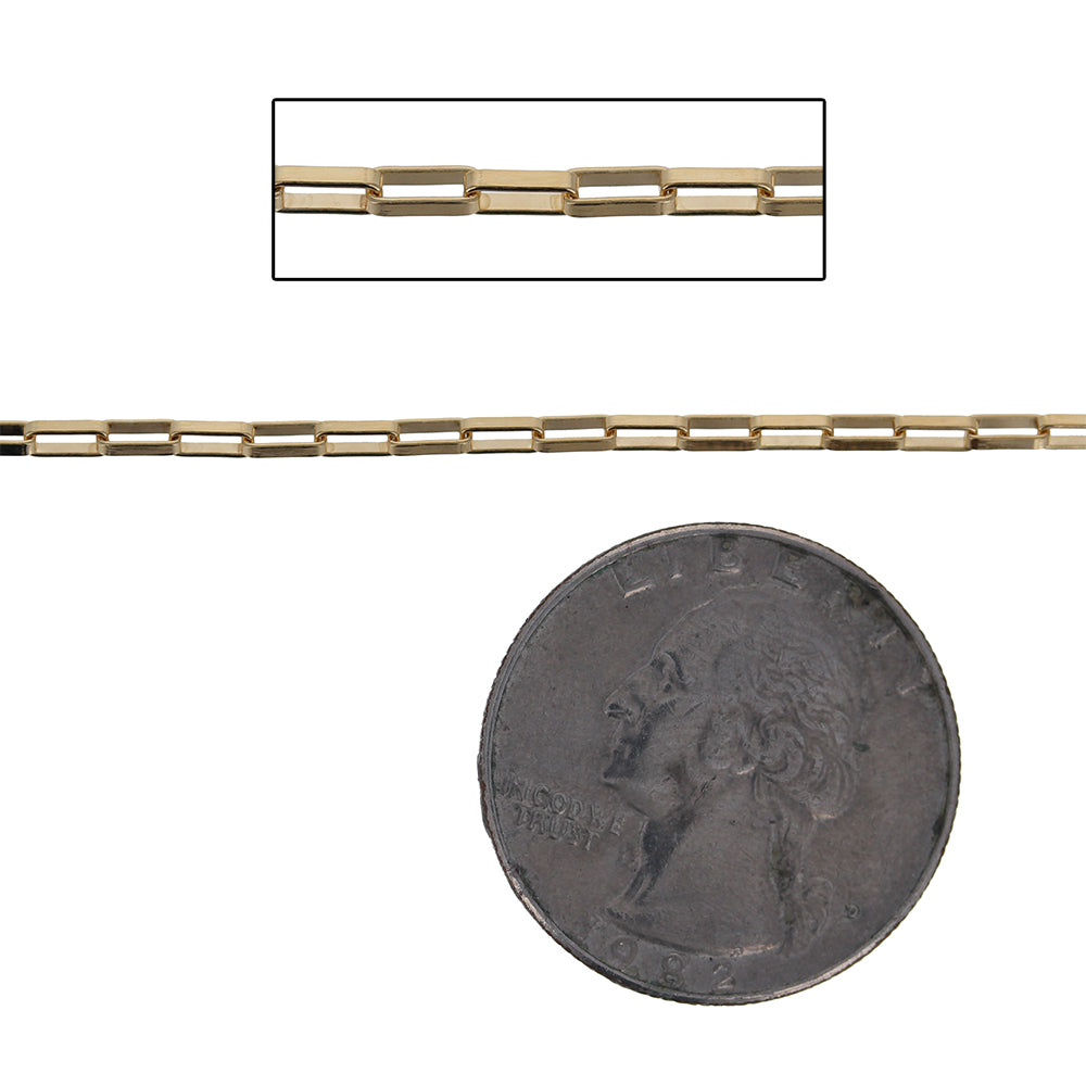 Elongated Box Chain – Mayas Gems