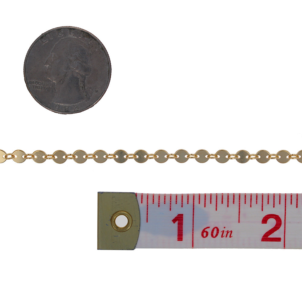 GF 4mm Disc Chain – Mayas Gems