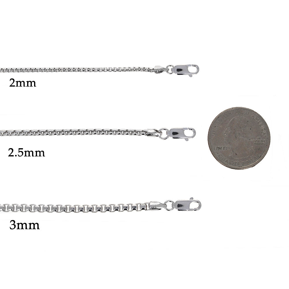 Round Box Chain 2.5mm – Mayas Gems